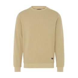 Longpullover INDICODE "Sweatshirt IDNado", Herren, Gr. XL, braun (cornstalk), Obermaterial: 100% Baumwolle CO., Sweatshirts Longpullover