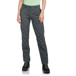 Sch&ouml;ffel Outdoorhose SCH&Ouml;FFEL "Pants Engadin1", Damen, Gr. 38, N-Gr, asphalt, Obermaterial: 89% Nylon, 11% Elasthan, Hosen Outdoorhose, f&uuml;r Trekking und Outdoor-Aktivit&auml;ten, aus Nylon und Elasthan