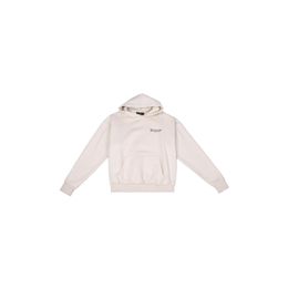 Kapuzenpullover DROPSIZE "Dropsize HEAVY OVERSIZE CREWLOVE HOODIE", Herren, Gr. L, coconut milk, 70% Baumwolle, 30% Polyester, mehrfarbig, oversize, ohne Ausschnitt, Pullover Kapuzenpullover