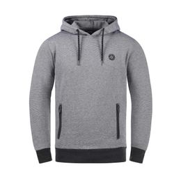 !Solid Kapuzenpullover SOLID "Hoodie SDRaffa", Herren, Gr. XXL, grau (dunkelgrau melange), Web, Obermaterial: 60% Baumwolle CO. 40% Polyester PES., unifarben, normal, Pullover Kapuzenpullover