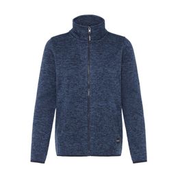 Fleecejacke oxmo "Fleecejacke OXELFE", Damen, Gr. S, blau (marineblaus), Obermaterial: 100% Polyester PES., Jacken Fleecejacke
