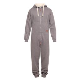 Overall Blend "Overall BHSalinho", Herren, Gr. XXL, N-Gr, grau (pewter mix), Obermaterial: 60% Baumwolle CO. 40% Polyester PES., Overalls Overall