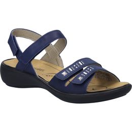 Sandale Josef Seibel "Ibiza 86, ocean", Damen, Gr. 40, blau (ocean), Obermaterial: 100% Rindsleder Leather cow., Schuhe Sandale