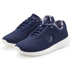 active by Lascana Sneaker LASCANA ACTIVE "Halbschuh, Turnschuhe", Damen, Gr. 35, blau (navy), Obermaterial: 100% Textilmaterial. Decksohle: 100% Textilmaterial. Futter: 100% Textilmaterial. Laufsohle: 100% Synthetik, unifarben, Schuhe Sneaker, mit atmungsaktivem Mesh-Obermaterial, herausnehmbare Innensohle