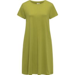Shirtkleid Ragwear "Chickie", Damen, Gr. M (38), Normalgr&ouml;&szlig;en, pistazie, Material: 50% Baumwolle, 50% Modal, Basic, A-Linie ca. Mitte Oberschenkel, Rundhals, &Auml;rmel ohne &Auml;rmelschlitz abgesteppte Kante, Kleider Shirtkleid, Leichtes Damen Sommerkleid