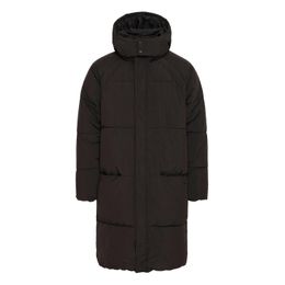 !Solid Steppmantel SOLID "Steppmantel SDMILO PUFFER LONG", Herren, Gr. XL, schwarz (true schwarz), Obermaterial: 100% Nylon NY., M&auml;ntel Steppmantel