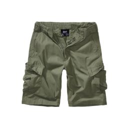 Stoffhose Brandit "Brandit Herren Kids BDU Ripstop Shorts", M&auml;dchen, Gr. 158/164, Normalgr&ouml;&szlig;en, olive, 100% Baumwolle, unifarben, relaxed fit, Hosen Stoffhose