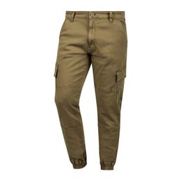 Cargohose INDICODE "Cargohose IDBromfield", Herren, Gr. XXL, N-Gr, schwarz (amber), Obermaterial: 98% Baumwolle CO. 2% Elasthan EL., Hosen Cargohose