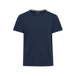 T-Shirt Blend "T-Shirt BHTee", Herren, Gr. M, blau (marineblaus), Obermaterial: 60% Baumwolle CO. 40% Polyester PES., Shirts T-Shirt