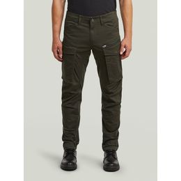 G-Star Raw Cargohose G-STAR "Rovic Zip 3D Straight Tapered Pant", Herren, Gr. 30, L&auml;nge 30, asfalt, Obermaterial: 97% Baumwolle, 3% Elasthan, Hosen Cargohose