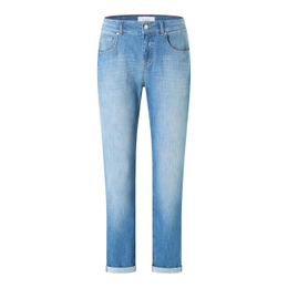 Bequeme Jeans AENGELS "AENGELS Boyfriend", Damen, Gr. 34/30, L&auml;nge 30, light blau used, 91% Baumwolle, 6% Polyester, 3% Elasthan, unifarben, normal, Jeans