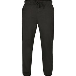 Stoffhose Urban Classics "Urban Classics Herren Straight Slit Trouser", Herren, Gr. S, US-Gr&ouml;&szlig;en, schwarz, 98% Baumwolle, 2% Elasthan, unifarben, normal, Hosen Stoffhose