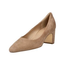 H&ouml;gl Pumps H&Ouml;GL "H&ouml;gl Pumps Veloursleder", Damen, Gr. 41,5, taupe, Veloursleder, Schuhe Pumps