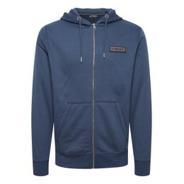 Funktions-Kapuzensweatjacke 11 Project "Strickjacke PRSidney", Herren, Gr. M, blau (marineblaus), Obermaterial: 50% Baumwolle CO. 50% Polyester PES., Strickjacken Zip-Hoodie Sweatjacke