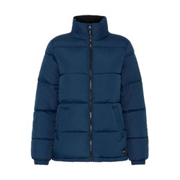 Steppjacke oxmo "Steppjacke OXMinna", Damen, Gr. S, blau (marineblaus), Obermaterial: 100% Polyester PES., Jacken Steppjacke
