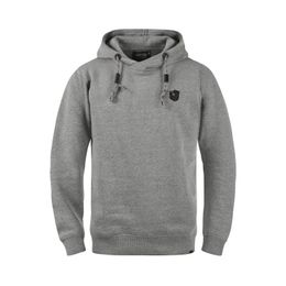 Kapuzenpullover INDICODE "Hoodie IDBarneys", Herren, Gr. XL, grau (grau mix), Obermaterial: 60% Baumwolle CO. 40% Polyester PES., Pullover Kapuzenpullover