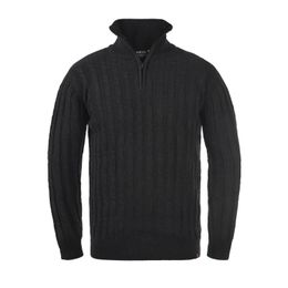 Troyer INDICODE "Troyer IDPaulo", Herren, Gr. 3XL, grau (charcoal mix), Obermaterial: 100% Baumwolle CO., Pullover Troyer
