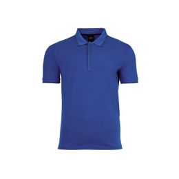 Poloshirt Armani Exchange "Poloshirt", Damen, Gr. M, blau (mazarine blau), Obermaterial: 95% Baumwolle CO. 5% Elasthan EL., Shirts