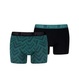 Boxershorts Puma, Herren, Gr. L, emerald ice, Single Jersey, Obermaterial: 95% Baumwolle, 5% Elasthan, k&ouml;rpernah, Unterhosen