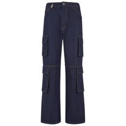 Stoffhose 2Y STUDIOS "2Y Studios 2Y Aidan Cargo Baggy Jeans", Herren, Gr. 34, Normalgr&ouml;&szlig;en, raw, 100% Baumwolle, unifarben, normal, Hosen Stoffhose