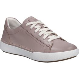 Sneaker Josef Seibel "Claire 01, mattrosa", Damen, Gr. 41, rosa (mattrosa), Obermaterial: 100% Rindsleder Leather cow., Schuhe Sneaker