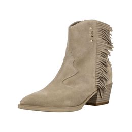 Bikerboots Nero Giardini "Nero Giardini Stiefelette Veloursleder", Damen, Gr. 38, beige (camel), Veloursleder, Schuhe Bikerboots
