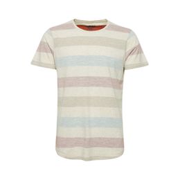 Rundhalsshirt Blend "Rundhalsshirt BHEfkin", Herren, Gr. XXL, rot (rust rot), Obermaterial: 70% Baumwolle CO. 30% Polyester PES., Shirts Rundhalsshirt