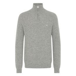 Troyer Kronstadt "Troyer KSDoors half Zip", Herren, Gr. L, grau (lt grau), Obermaterial: 70% Wolle mw. 30% Polyamid PA., Pullover Troyer