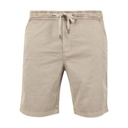 Stoffhose Urban Classics "Urban Classics Herren Stretch Twill Joggshorts", Herren, Gr. XL, US-Gr&ouml;&szlig;en, sand, 98% Baumwolle, 2% Elasthan, unifarben, normal, Hosen Stoffhose