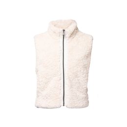 Fellimitatweste SURI FREY "Fellweste SFY Freyday", Damen, Gr. L, beige (beige 400), Obermaterial: 100% Polyester PES., Westen