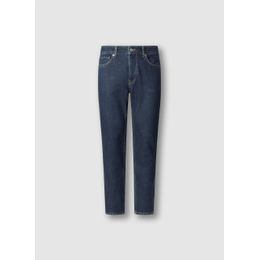 Tapered-fit-Jeans Pepe Jeans "STANLEY", Damen, Gr. 36, L&auml;nge 32, blau, Denim/Jeans, Obermaterial: 99% Baumwolle, 1% Elasthan, gerade, unten schmal, Jeans, Ziern&auml;hte an den Ges&auml;&szlig;taschen