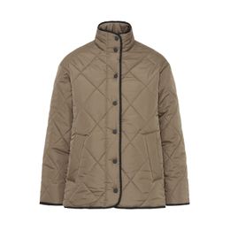Steppjacke oxmo "Steppjacke OXBMMBELIS LOOSE JACKET", Damen, Gr. M, braun (walnut), Obermaterial: 100% Polyester PES., Jacken Steppjacke