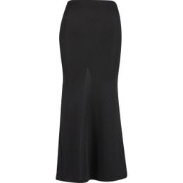 Sommerrock Urban Classics "Urban Classics Ladies Glitter Maxi Skirt", Damen, Gr. L, schwarz, 76% Polyester, 21% Metall, 3% Elasthan, unifarben, normal, R&ouml;cke