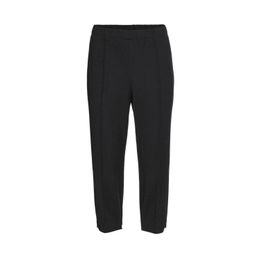 Caprihose GOLDNER "Kurzgr&ouml;&szlig;e Trageangenehme 7/8-Rippenhose", Damen, Gr. 23, K-Gr, schwarz, Obermaterial: 100% Polyester COOLMAX PES(Coolmax)., Hosen Caprihose