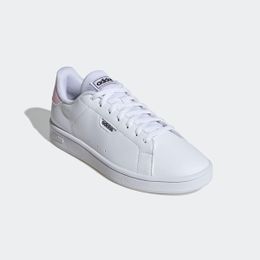 Sneaker adidas Sportswear "URBAN COURT", Damen, Gr. 40, wei&szlig; (cloud wei&szlig;, cloud wei&szlig;, clear pink), Synthetik, Schuhe Sneaker