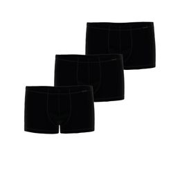 Retro Boxer Ammann "3er Pack Retro Short Day Modern / Micro Modal", Herren, Gr. M, schwarz, Single Jersey, Obermaterial: 93% Modal CMD. 7% Elasthan EL., Unterhosen