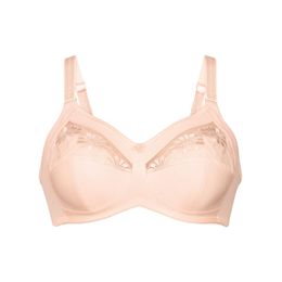 Entlastungs-BH Anita "Komfort BH Safina", Damen, Gr. 75, Cup E, beige (biscuit), Stoff, Obermaterial: 50% Polyamid PA. 25% Polyester PES. 10% Elasthan EL. 10% Viskose CV. 5% Baumwolle CO., BHs Entlastungs-BH
