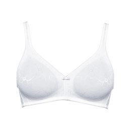 B&uuml;gelloser BH SuSa "BH ohne B&uuml;gel Topsy", Damen, Gr. 75, Cup C, wei&szlig;, Stoff, Obermaterial: 54% Polyamid PA. 26% Elasthan EL. 20% Baumwolle CO., BHs
