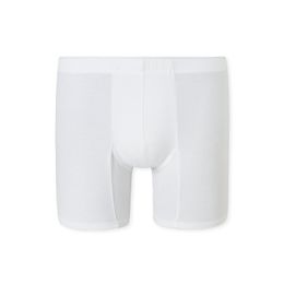Boxershorts Schiesser "Boxershort Premium Cotton-Shorts 1er Pack", Herren, Gr. L, wei&szlig;, Obermaterial: 95% Baumwolle CO. 5% Elasthan EL., Unterhosen