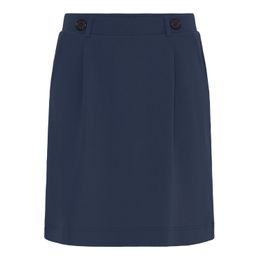 Minirock oxmo "Minirock BMMTAYRA SKIRT", Damen, Gr. S, blau (navy blazer), Obermaterial: 95% Polyester PES. 5% Elasthan EL., R&ouml;cke Minirock