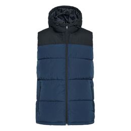 Steppweste Blend "Steppweste BHBank", Herren, Gr. XXL, blau (marineblaus), Obermaterial: 100% Polyester PES., Westen Steppweste