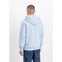Hoodie Alpha Industries "DTM Alpha Hoodie", Herren, Gr. S, artic blau, Obermaterial: 80% Baumwolle, 20% Polyester, regular fit, Sweatshirts Hoodie