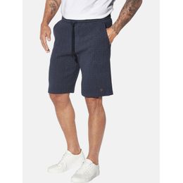 Sweatbermudas Jan Vanderstorm "Sweatbermuda LEIFKAR", Herren, Gr. XXL, N-Gr, blau (dunkelblau), Obermaterial: 80% Baumwolle CO. 20% Polyester COOLMAX PES(Coolmax)., Hosen