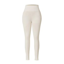Leggings YEAZ "Leggings FLEX", Damen, Gr. L, US, beige, Obermaterial: 90% Polyamid PA. 10% Elasthan EL., Hosen Leggings