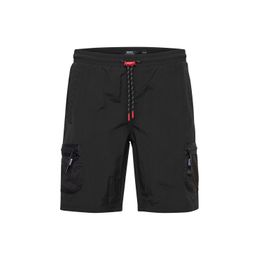 Chinoshorts INDICODE "Chinoshorts IDPeter", Herren, Gr. M, N-Gr, schwarz, Obermaterial: 100% Polyester PES., regular fit kurz, Hosen Chinoshorts