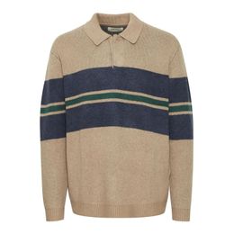 Strickfleece-Pullover Blend "Strickpullover BHPullover", Herren, Gr. S, gr&uuml;n (otter), Obermaterial: 28% Nylon NY. 26% Polyester PES. 23% Polyacryl PAN. 21% Viskose CV. 2% Elasthan EL., Pullover