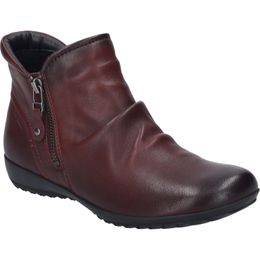 Stiefelette Josef Seibel "Naly 41, bordeaux", Damen, Gr. 37, rot (bordeaux), Obermaterial: 100% Rindsleder Leather cow., Schuhe Stiefelette