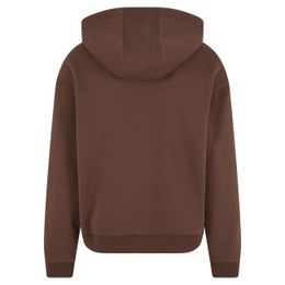 Kapuzenpullover Urban Classics "Urban Classics Fluffy Hoody", Herren, Gr. M, chocolatebraun, 70% Baumwolle, 30% Polyester, unifarben, normal, ohne Ausschnitt, Pullover Kapuzenpullover