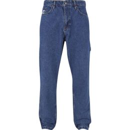 Bequeme Jeans Karl Kani "Karl Kani Herren", Herren, Gr. 32, Normalgr&ouml;&szlig;en, blau (schwarz indigo), 100% Baumwolle, unifarben, normal, Jeans