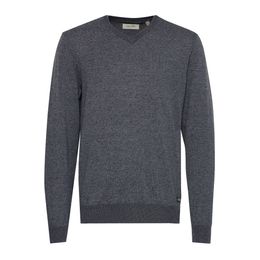 Strickfleece-Pullover Blend "Strickpullover BHBRUTON V-neck", Herren, Gr. M, schwarz, Obermaterial: 100% Polyester PES., Pullover